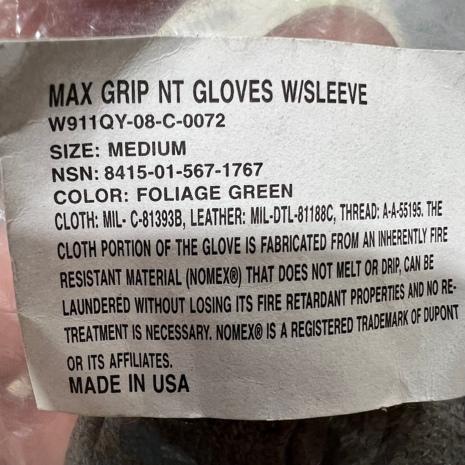 Gloves US ARMY Combat/flyers Gloves Type II in Sage Green Leather and ...