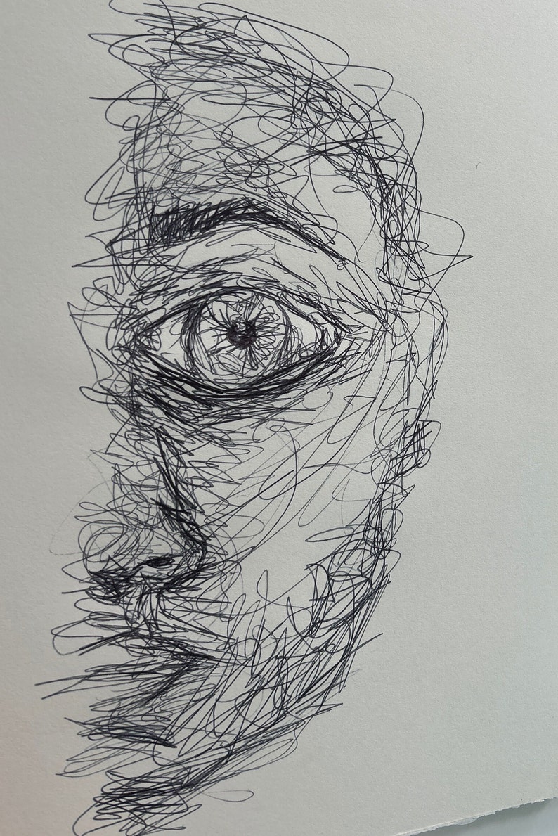 Line Art - DEEP EYES - Etsy