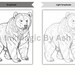 40 Forest Animals Cute Animal Coloring Page Book, Adults + Kids Instant ...