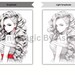 Girls Hairstyle Digital Coloring Book, Women Timeless and Elegant Style ...