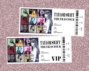 Taylor Swift the Eras Tour Ticket Keepsake Personalized to Specific ...