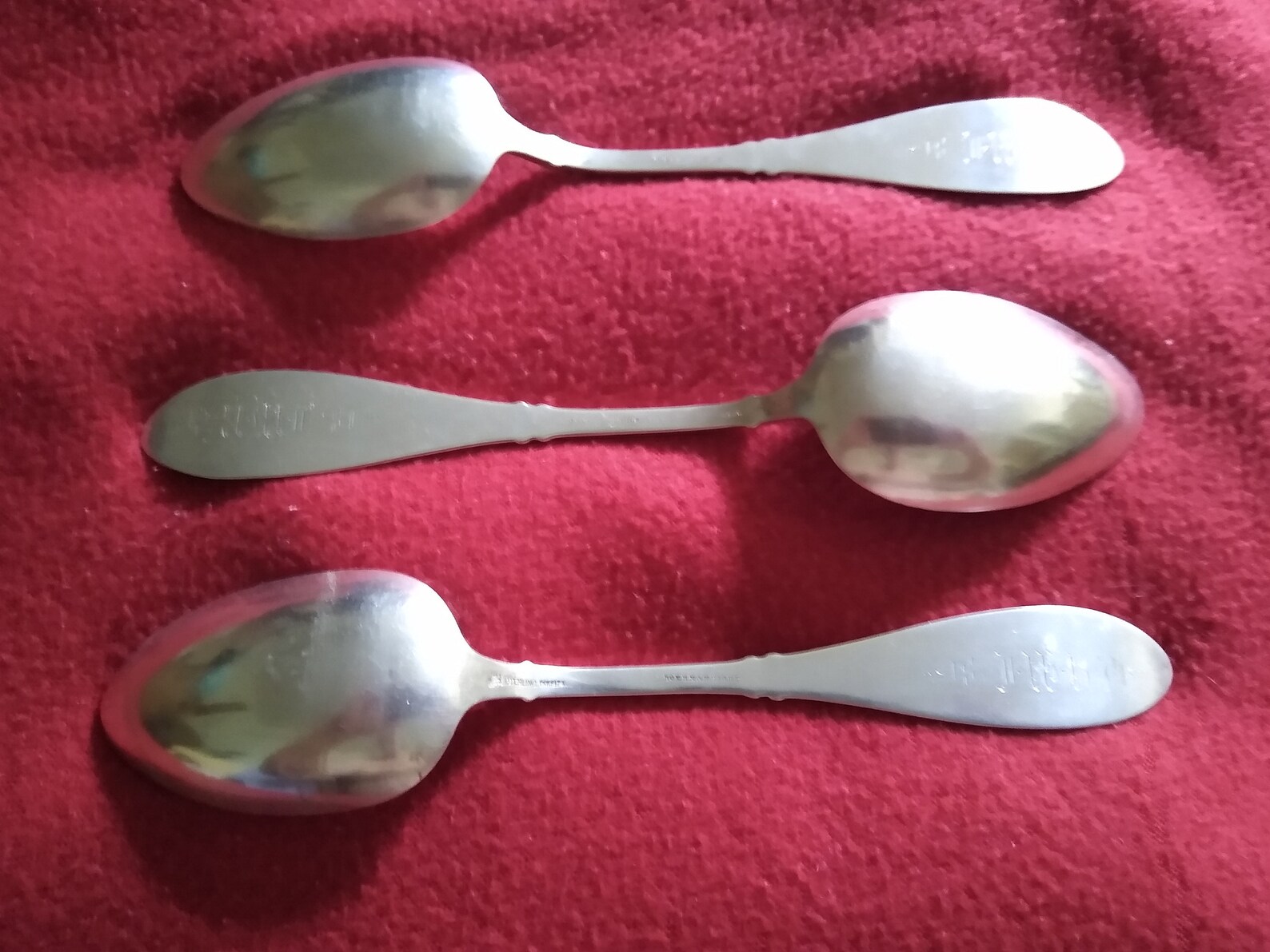 Whiting "honeysuckle" Sterling Table Serving Spoon 8.25" Japanese ...