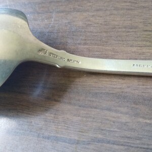 Whiting "honeysuckle" Sterling Table Serving Spoon 8.25" Japanese ...