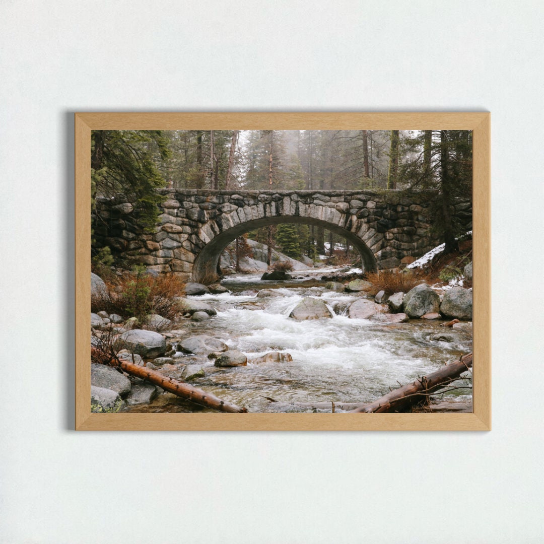 Sequoia National Park Bridge Photo, Sequoia National Park Print ...