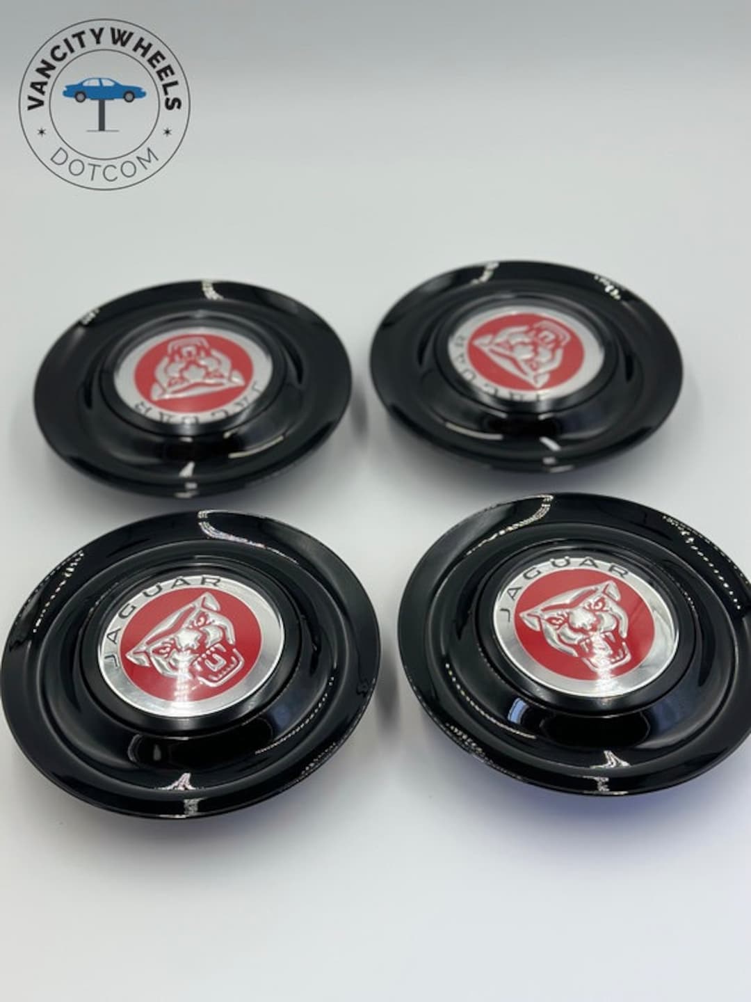 Black Floating Wheel Center Caps for JAGUAR 183mm 7.22in - Etsy