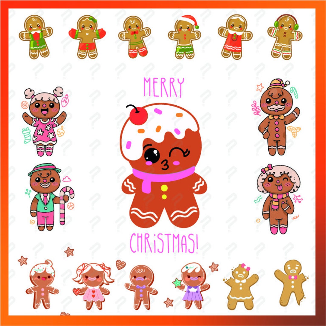 GINGERBREAD SVG BUNDLE, Christmas Gingerbread Svg,gingerbread Man Svg ...