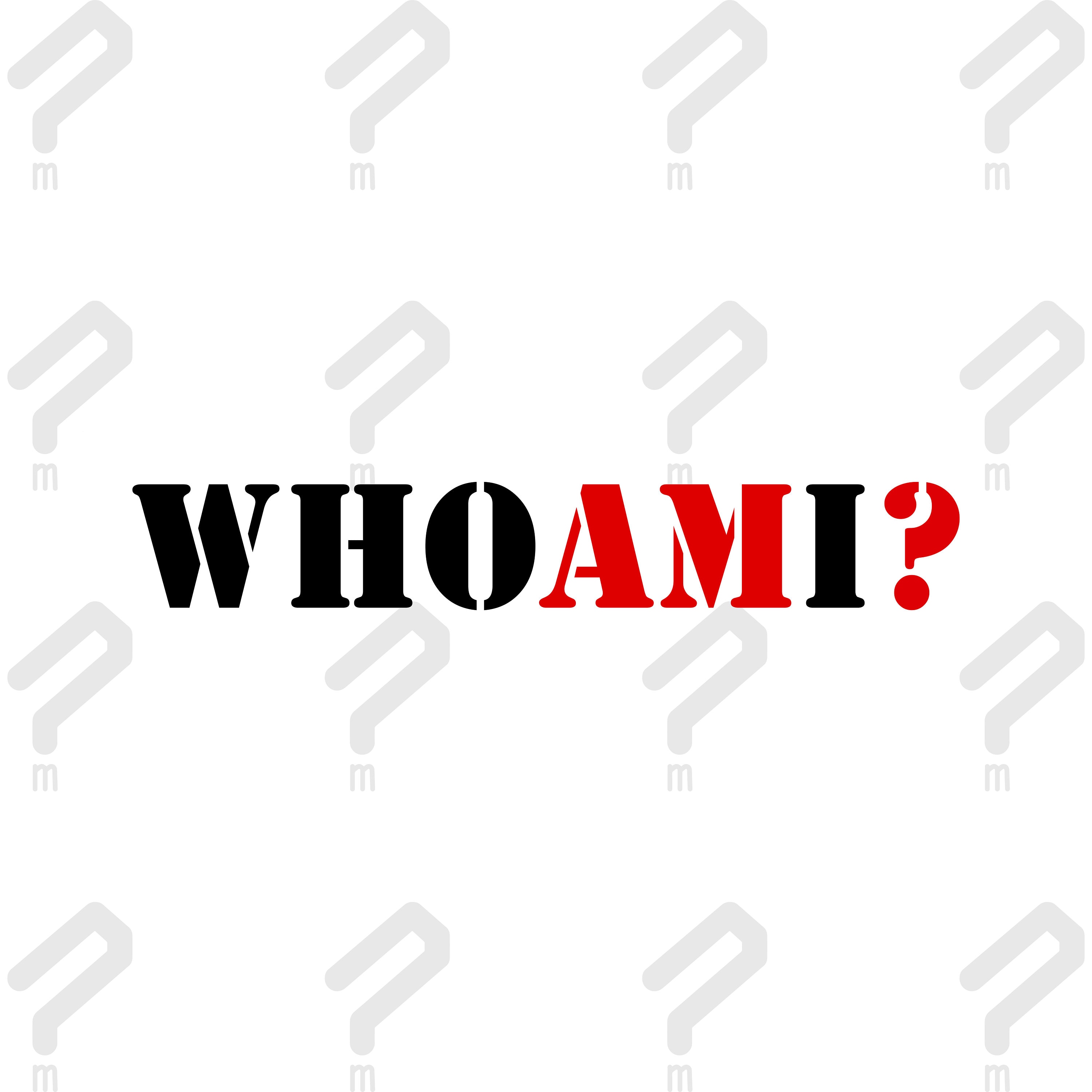 Who Am ı? Sticker Pack Svg,png,dxf High Quality - Etsy