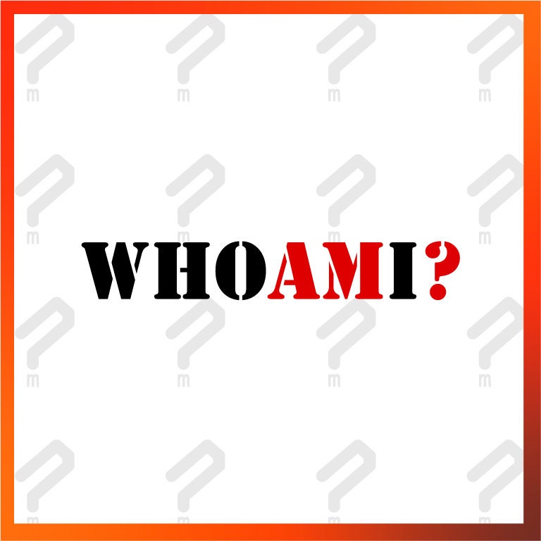Who Am ı? Sticker Pack Svg,png,dxf High Quality - Etsy
