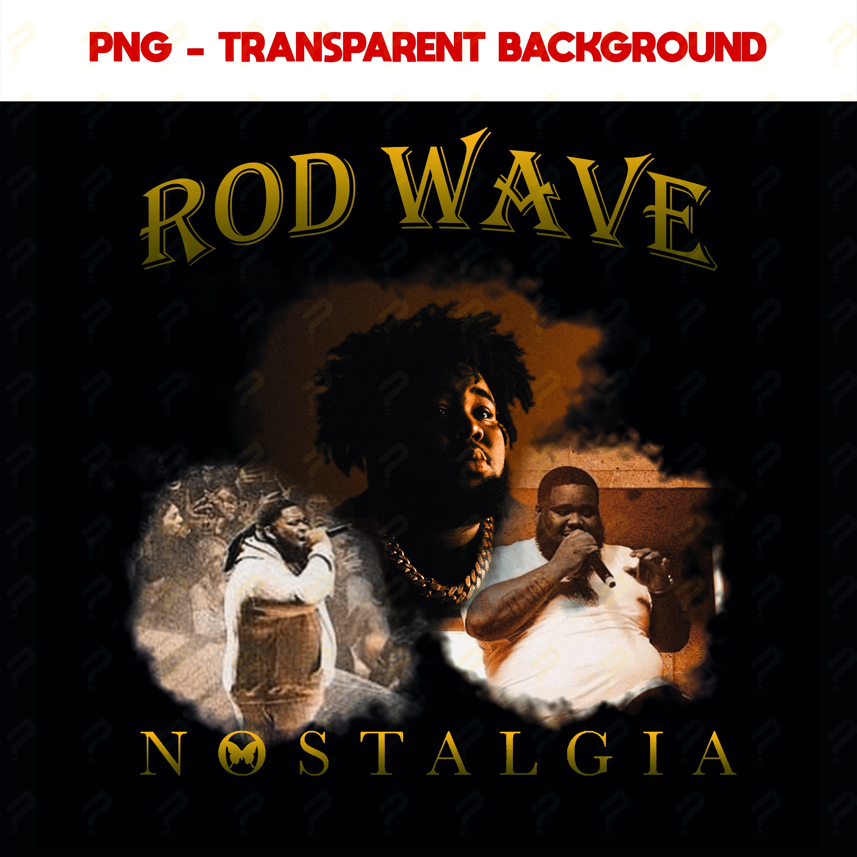 Rod Wave Nostalgia Tour 2023 Png, Rod Wave Png, Rod Wave Nostalgia Png ...