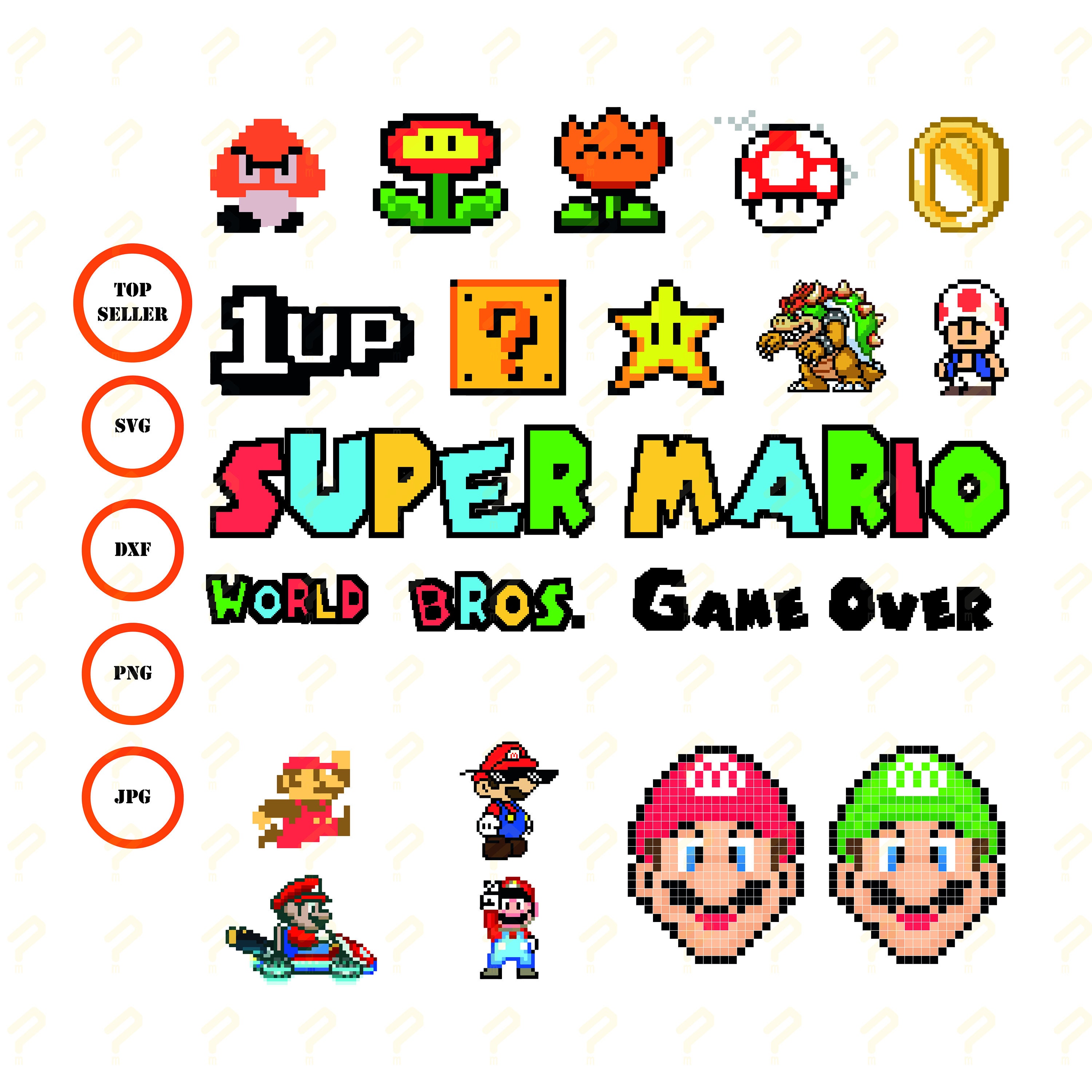 Mario Characters, Mario Bowser, Game Over, Bowser Bundle, Bowser Png ...