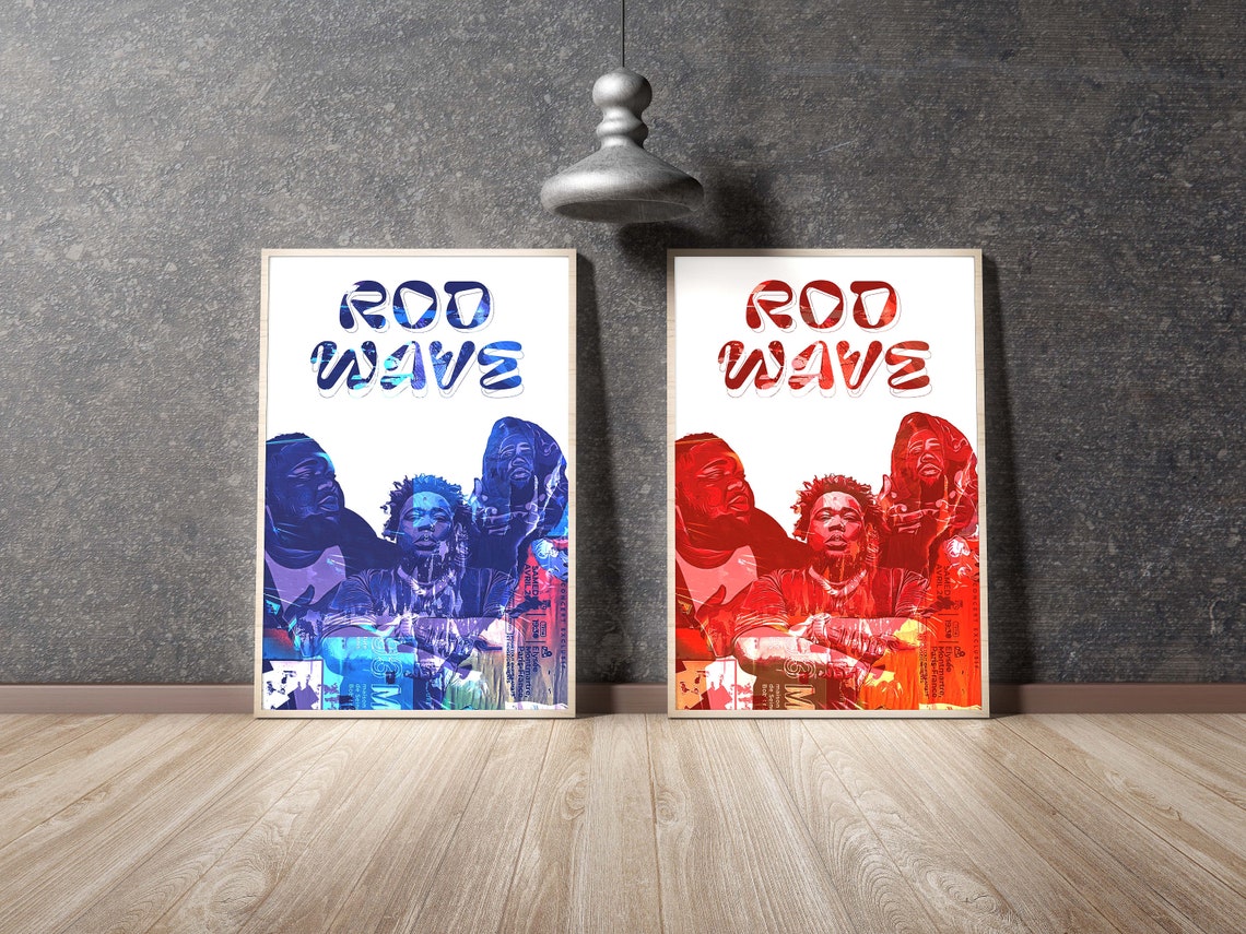 Rod Wave Jpg File, Graphic Rapper Music, Rapper Rod Wave Tour Design ...