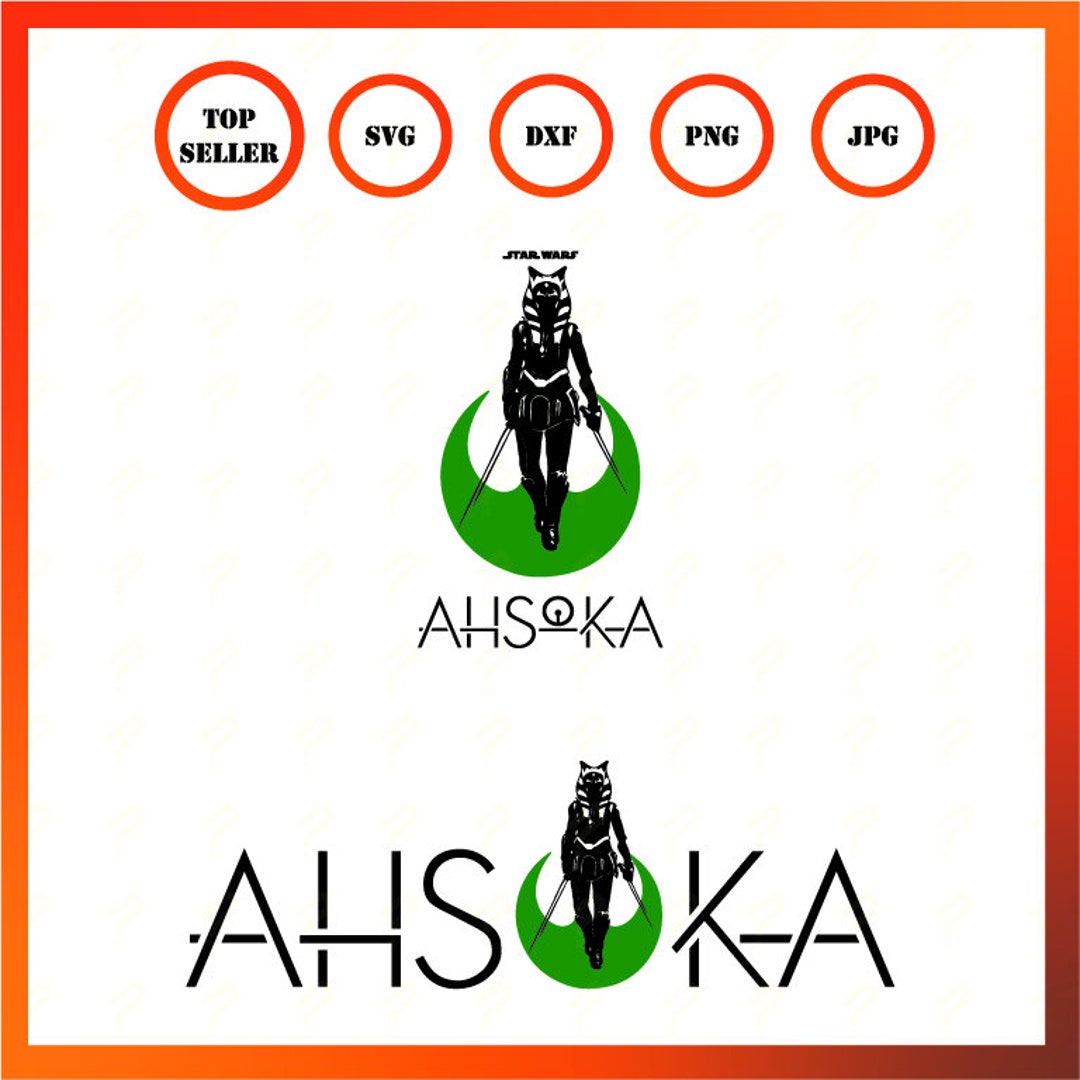 Ahsoka SVG - Star Wars - Ahsoka SVG Mandalorian - Rebels - Clone Wars I ...