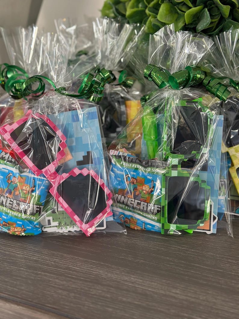 Minecraft Party Favors - Etsy