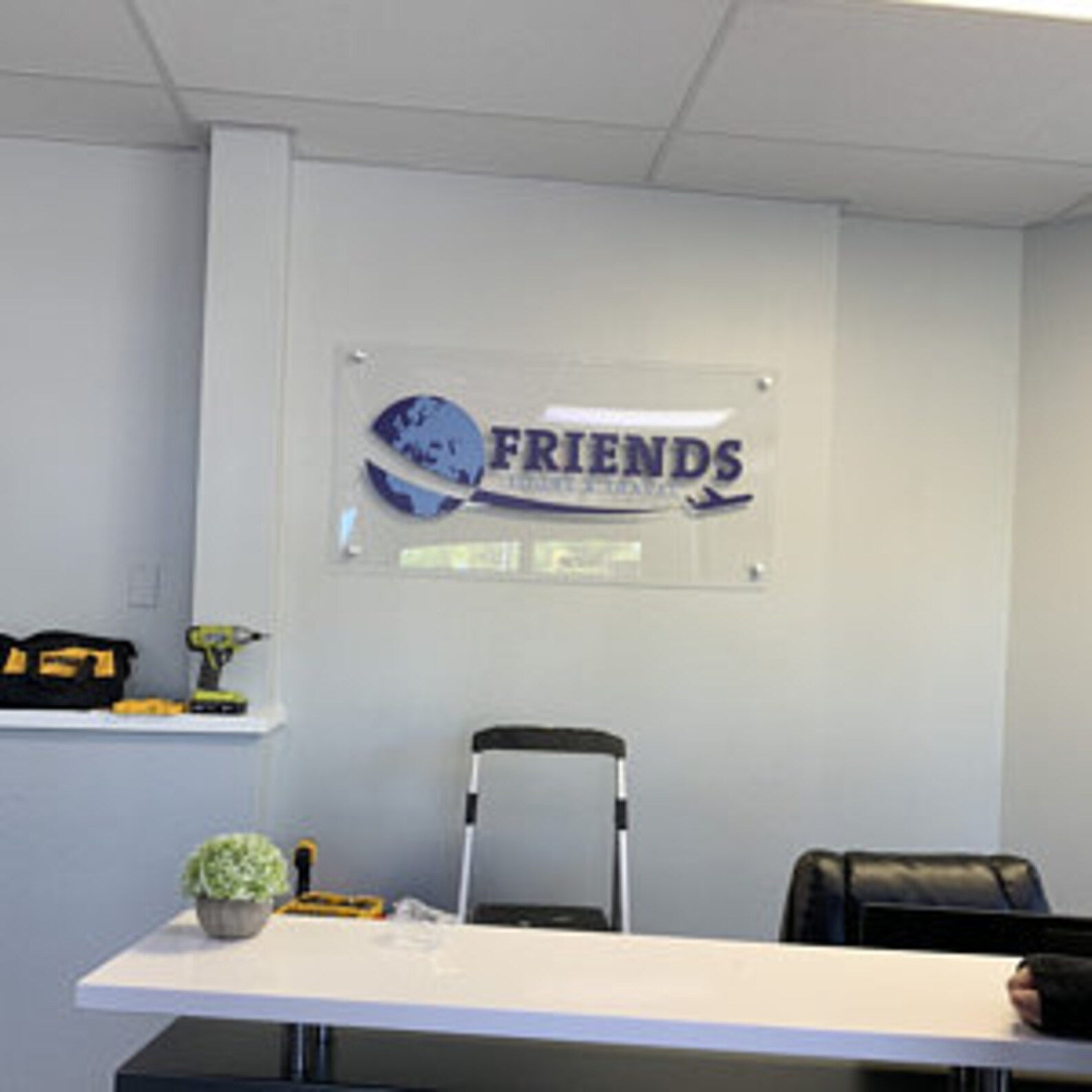 Acrylic Standoff Sign for Business Lobby/reception - Etsy