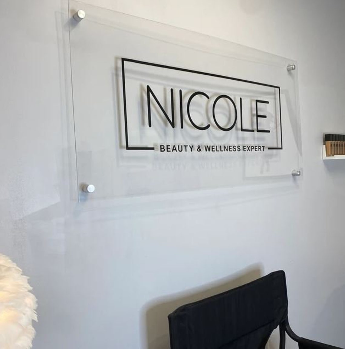 Acrylic Standoff Sign for Business Lobby/reception - Etsy