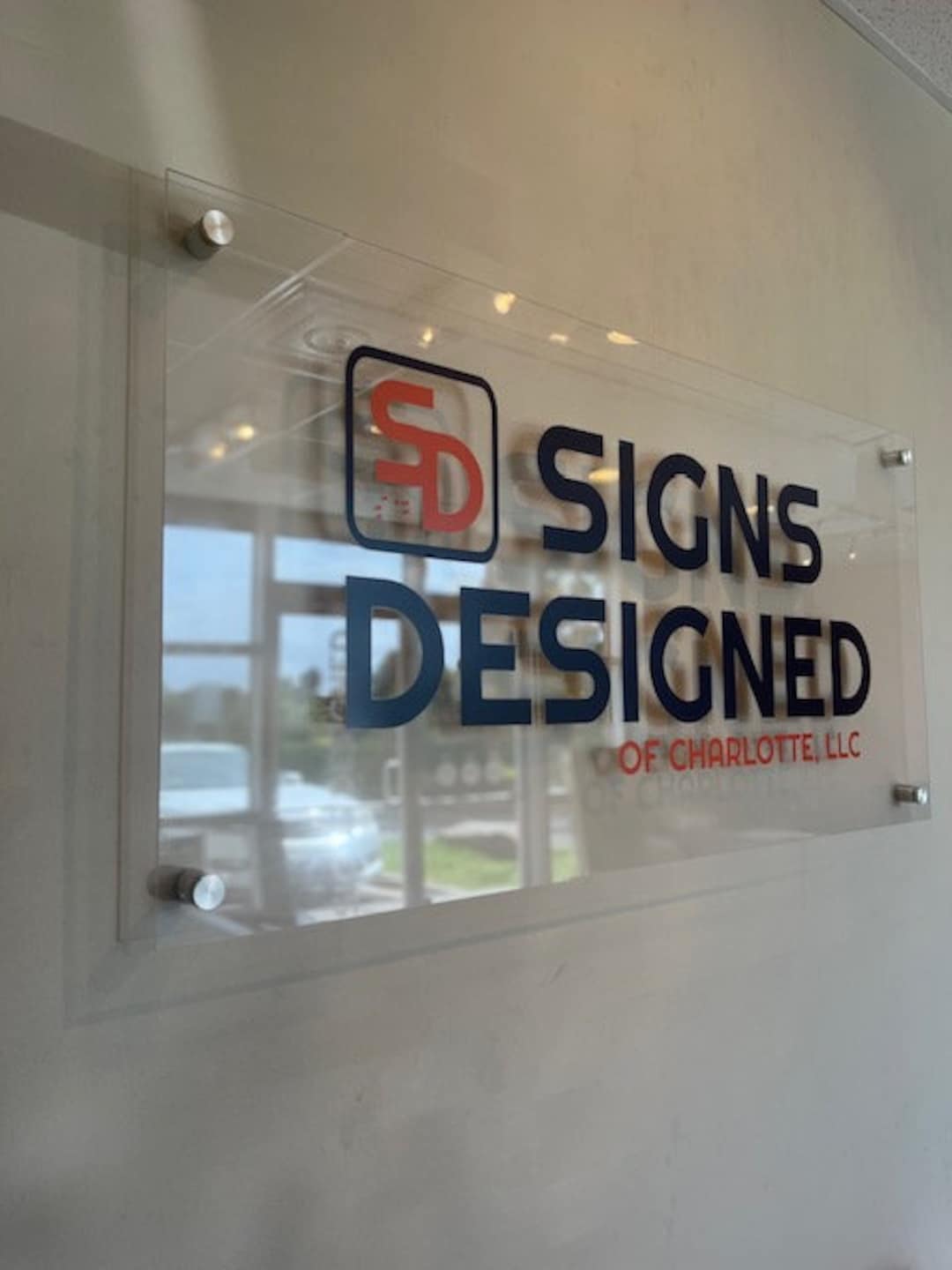 Acrylic Standoff Sign for Business Lobby/reception - Etsy