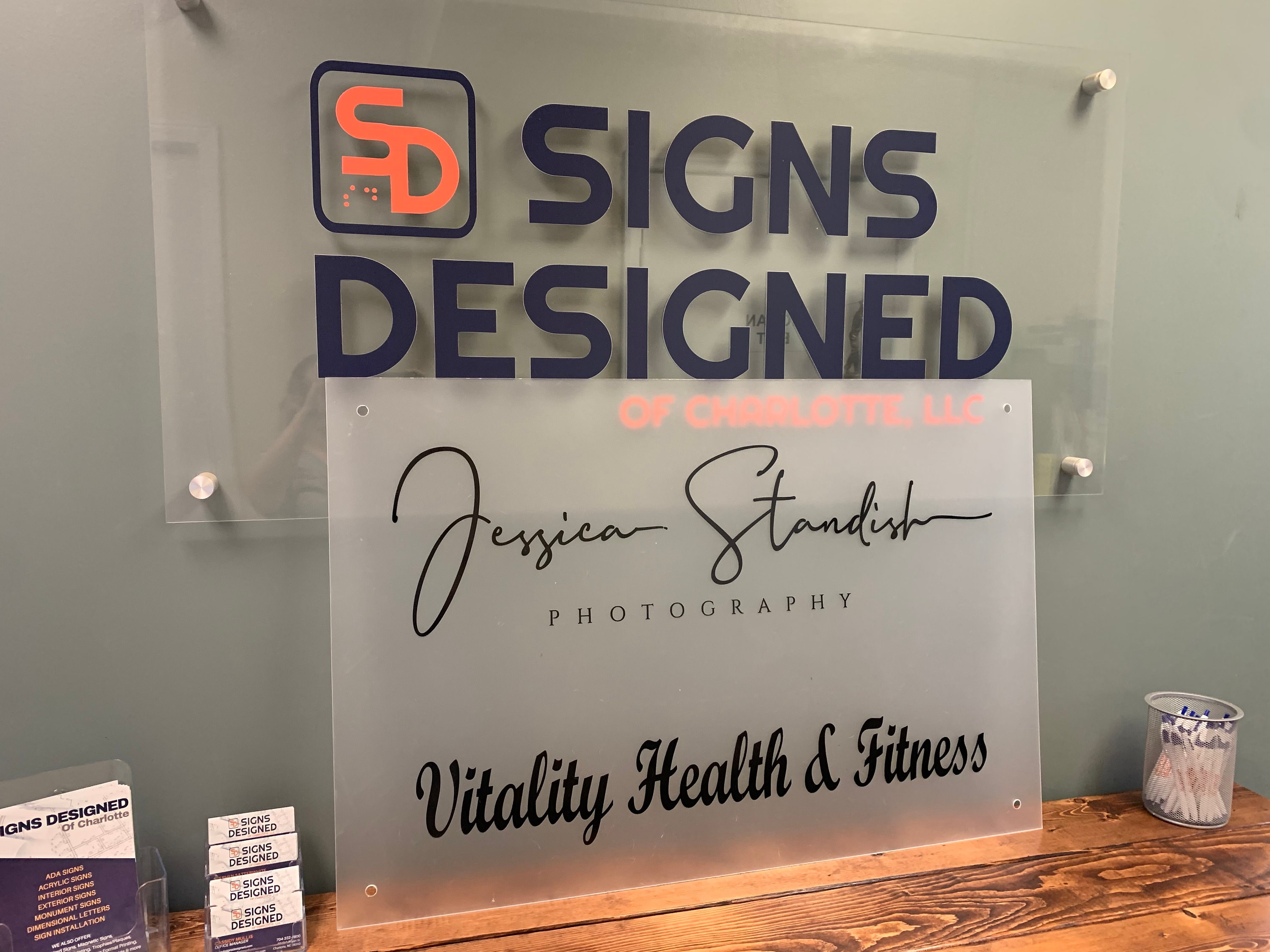 Acrylic Standoff Sign for Business Lobby/reception - Etsy