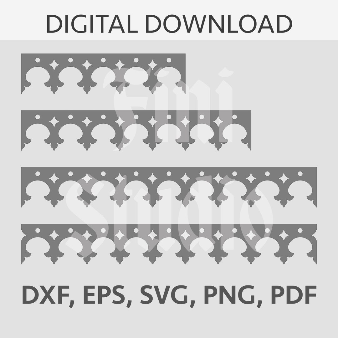 Decorative Frieze Vector Files for CNC, Laser Cut (digital Download) - Etsy