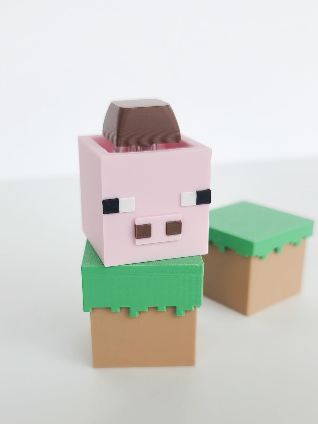 Minecraft Pig Keyboard Switch Holder | Mechanical Keycap Holder ...