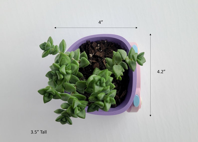 Cute Cozy Round Gaming Controller Planter | Gaming Desk Accessory ...