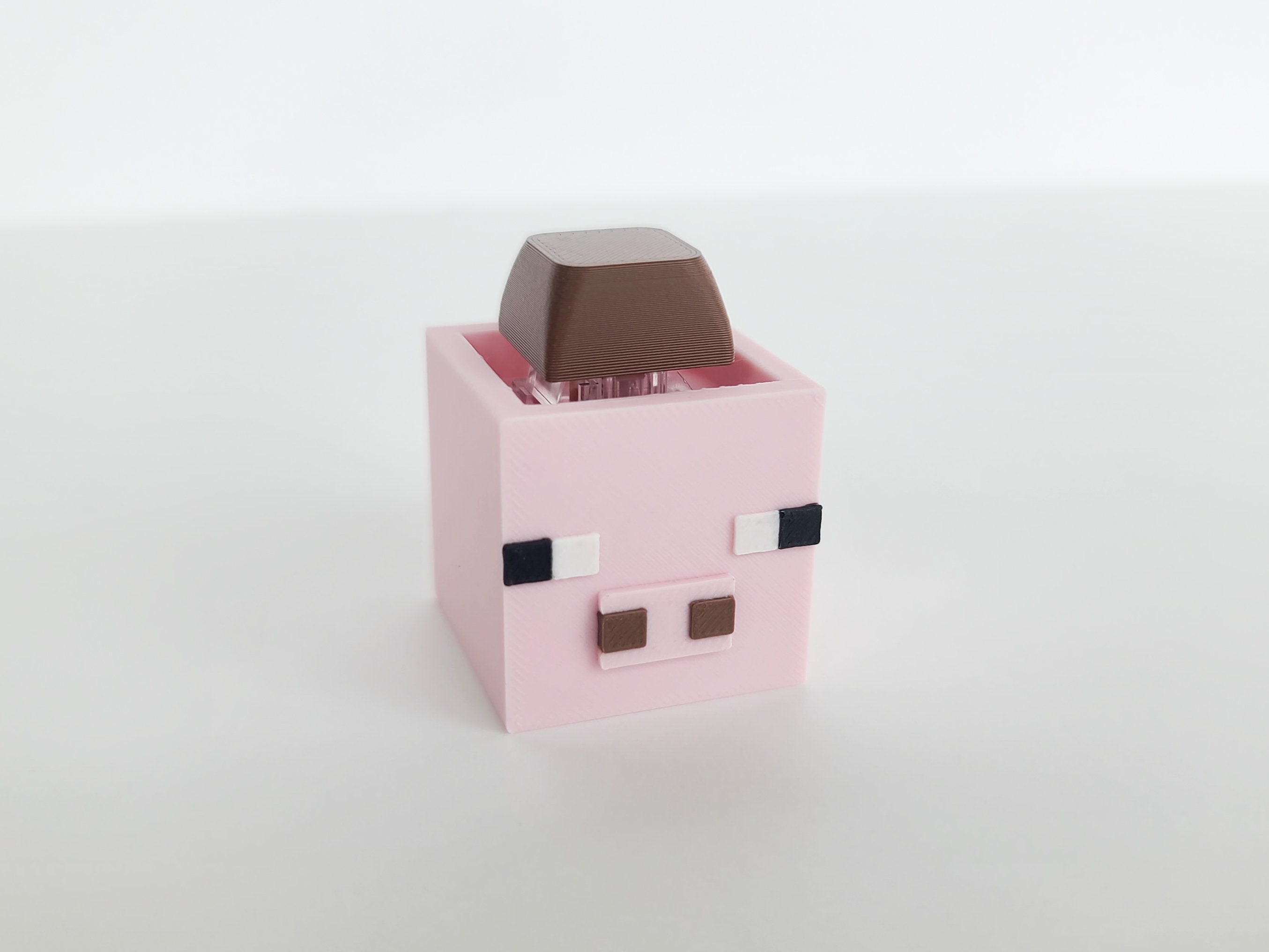 Minecraft Pig Keyboard Switch Holder Mechanical Keycap Holder Fidget ...