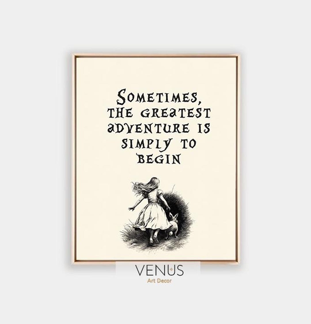 Motivational Quotes, Alice in Wonderland Quote Print, the White Rabbit ...