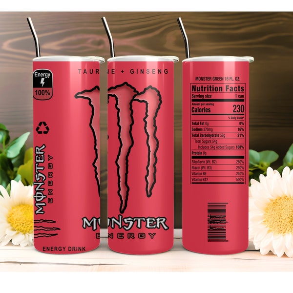 Pink Monster Energy Png - Etsy