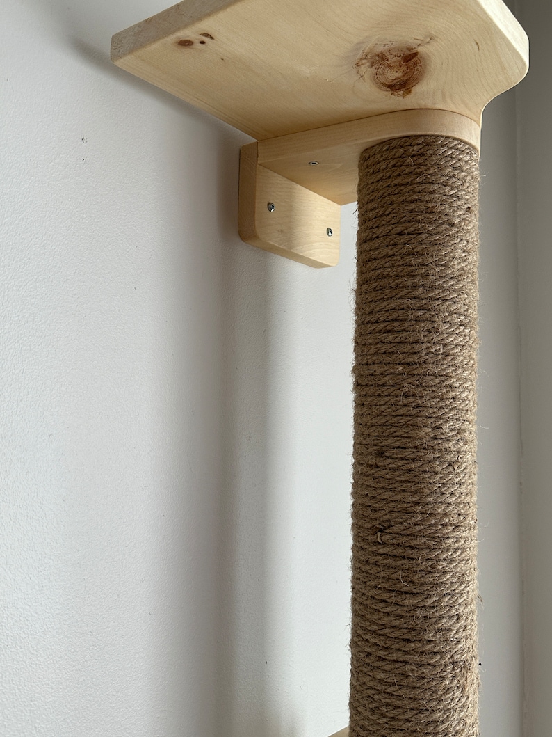 Cat Tree Furniture Wall Scratching Post Custom Modern Wooden Cat Tree ...