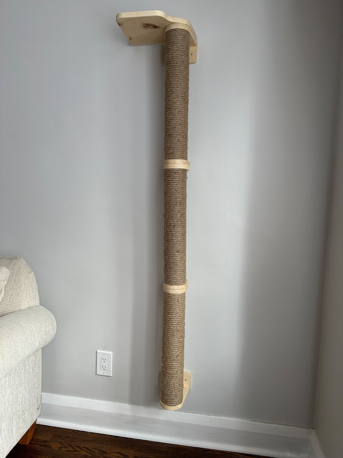 Cat Tree Furniture Wall Scratching Post Custom Modern Wooden Cat Tree ...