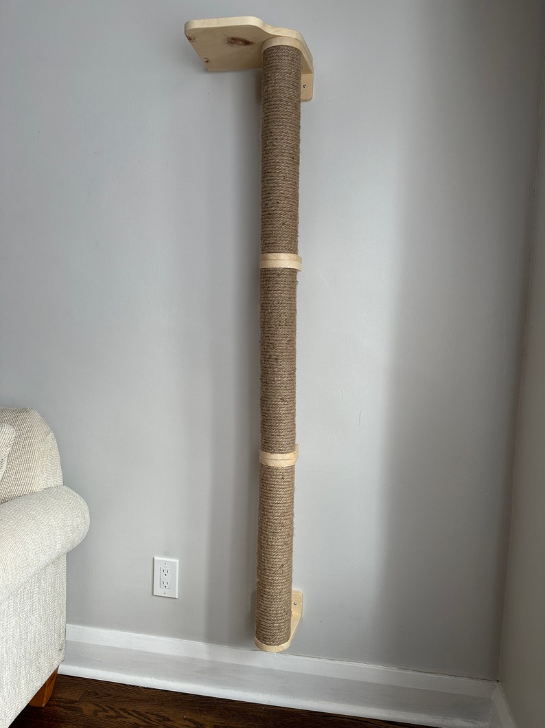 Cat Tree Furniture Wall Scratching Post Custom Modern Wooden Cat Tree for Large Cats With Cat ...