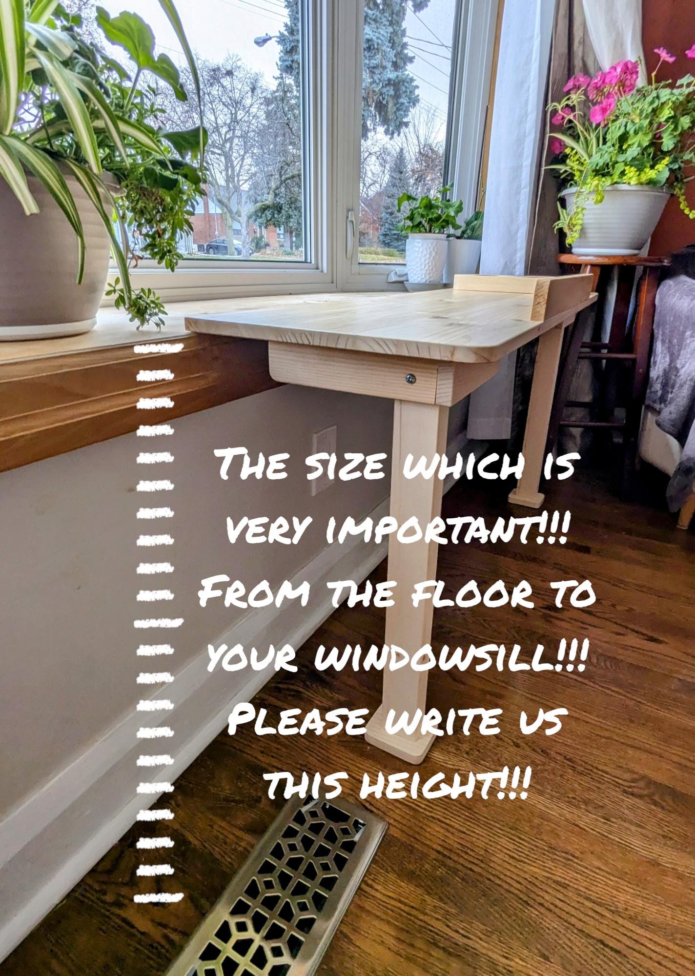 Wooden Dog Window Perch: No-drill Pet Windowsill, Custom Size - Etsy