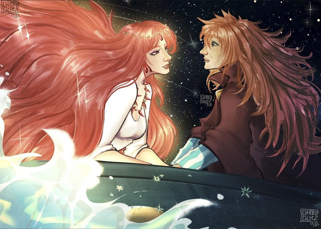 Granmamare and Fujimoto Ponyo Art Print || Poster || Satin Print || 11 ...