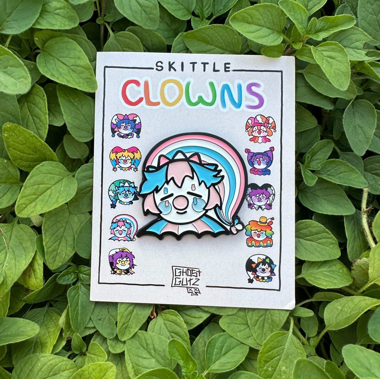 Skittle Clown Enamel Pins // Pride Clown Enamel Pins - Etsy