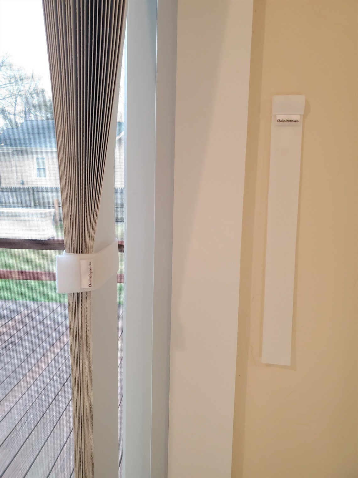 Chatter Stopper™: Vertical Blind Slat Organizer With Wall Hanger - Etsy