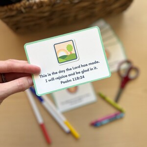 Kids' Scripture Cards | Children's Bible Verse Cards | Kids' Memory ...