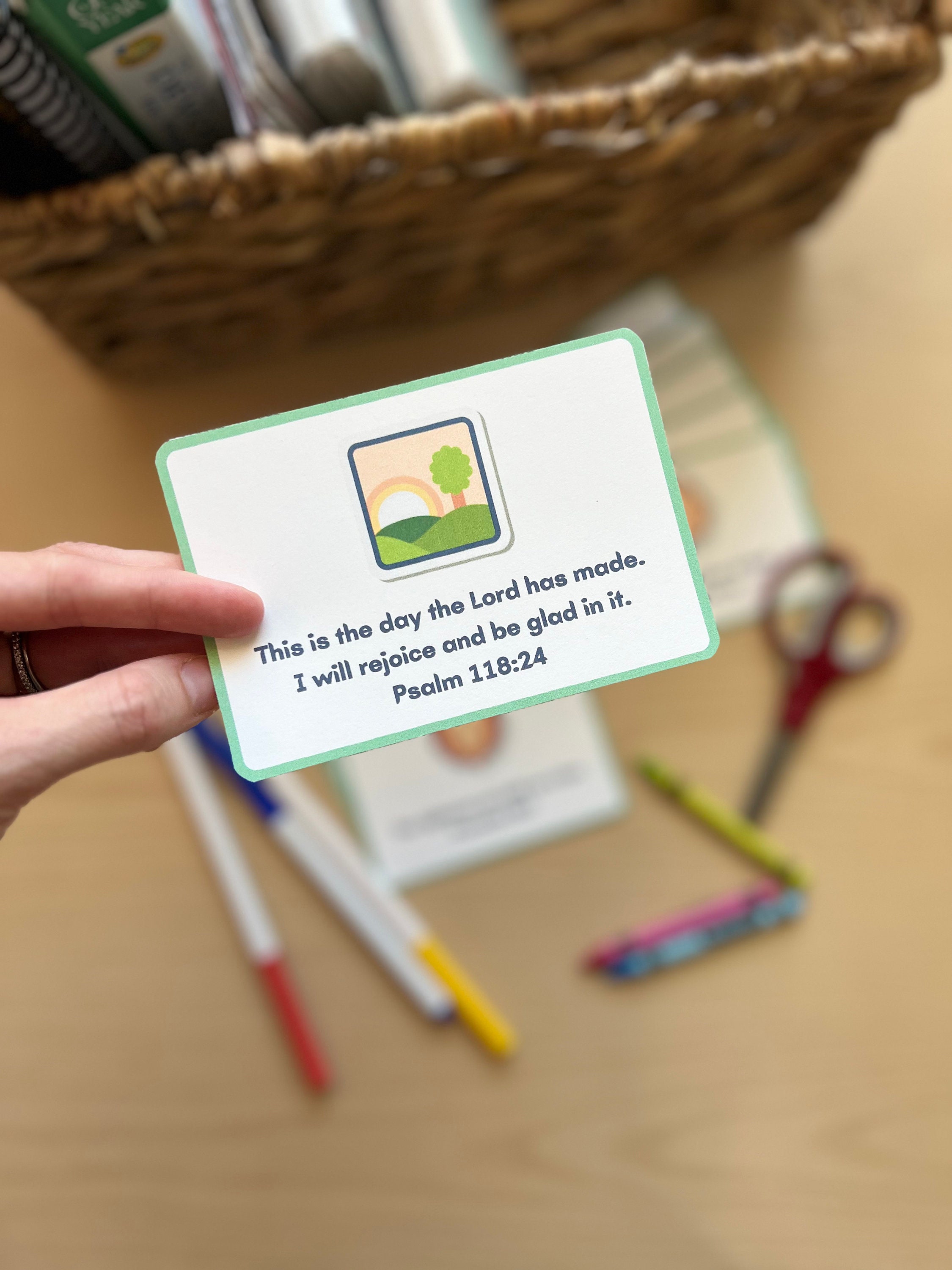 Kids' Scripture Cards | Children's Bible Verse Cards | Kids' Memory ...