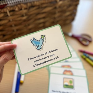 Kids' Scripture Cards | Children's Bible Verse Cards | Kids' Memory ...