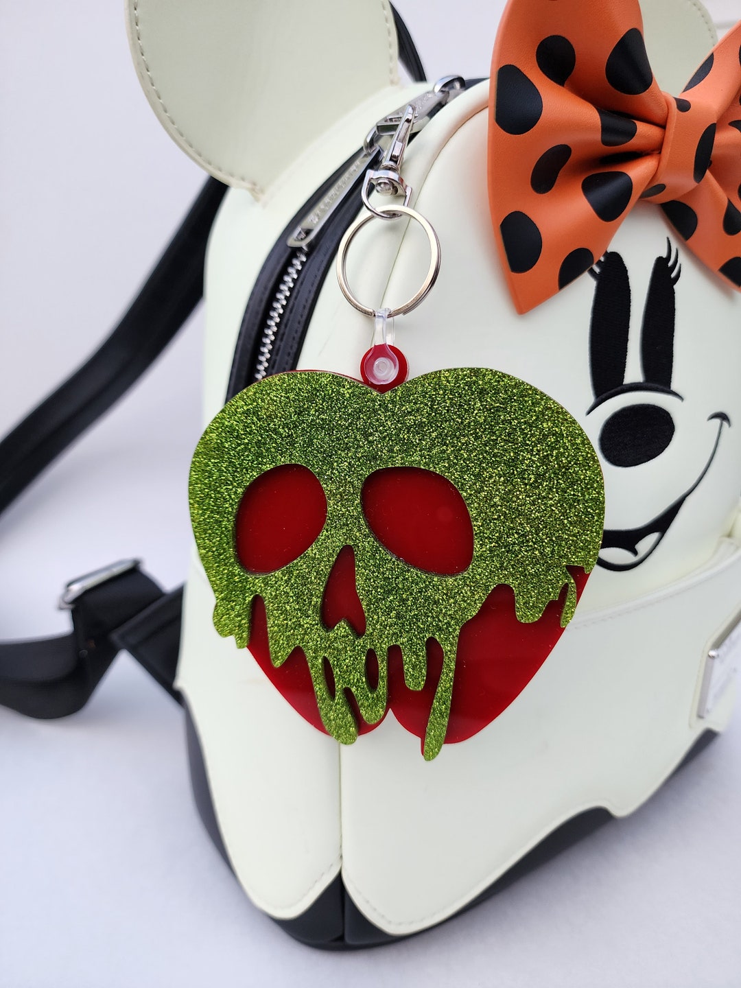 Poison Apple Glitter Keychain Bag Tag Boo Bag Tag Bag Clip Loungefly ...