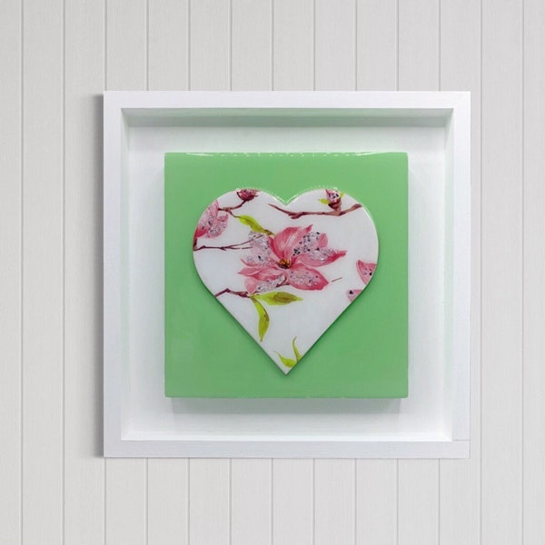 Hand Painted Glass Block - Etsy