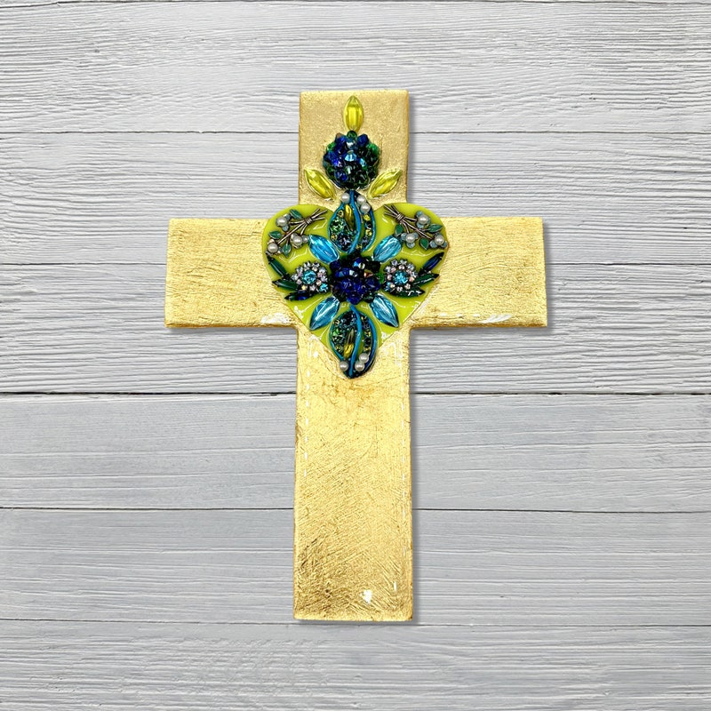 Jeweled Wall Cross - Etsy