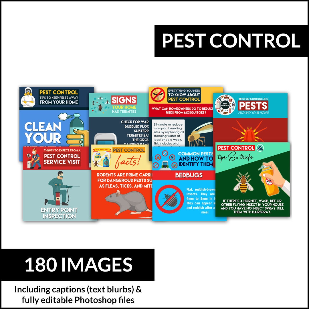 Local Social Posts: Pest Control - Etsy