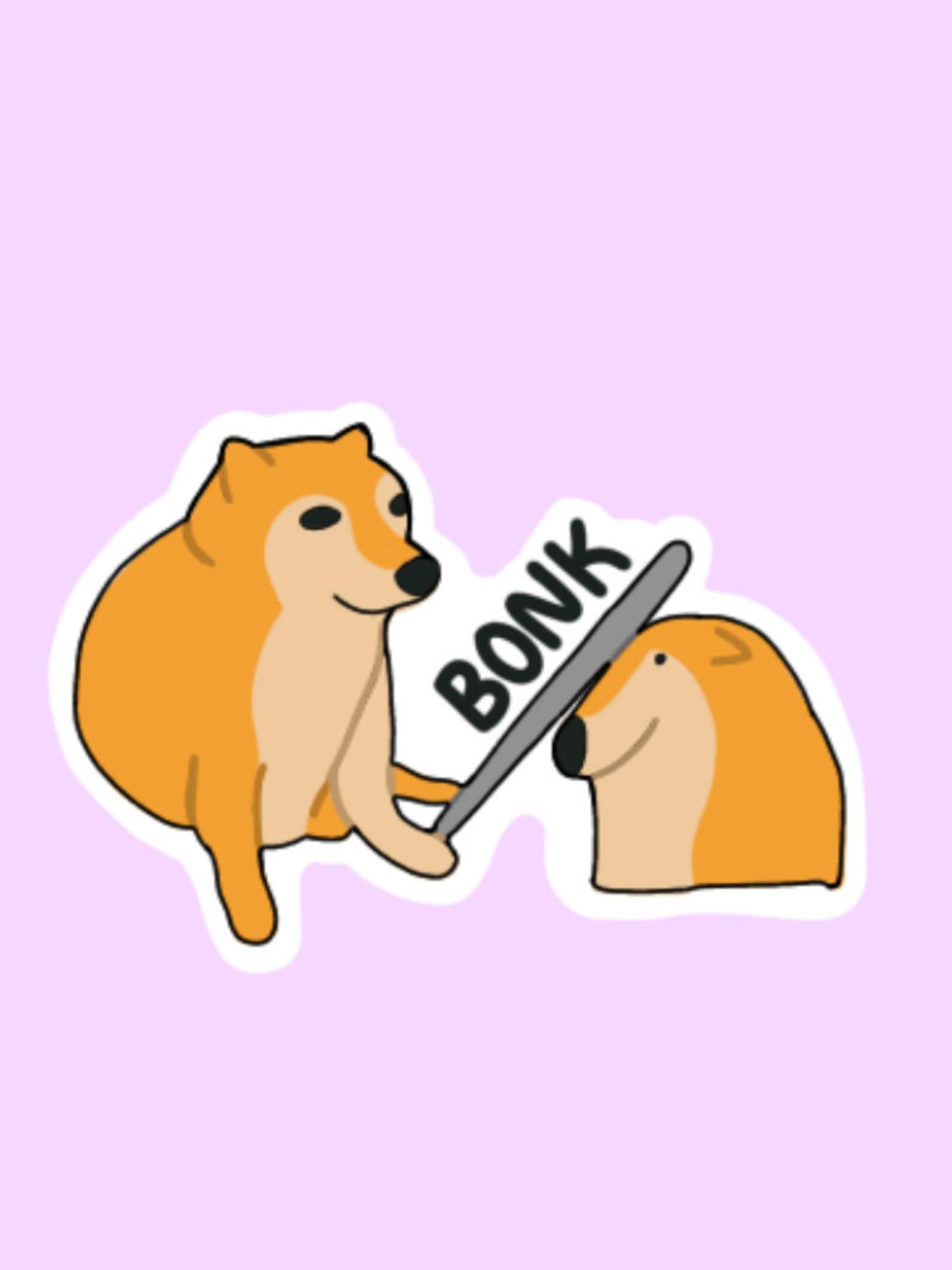 Doge Bonk Sticker - Etsy