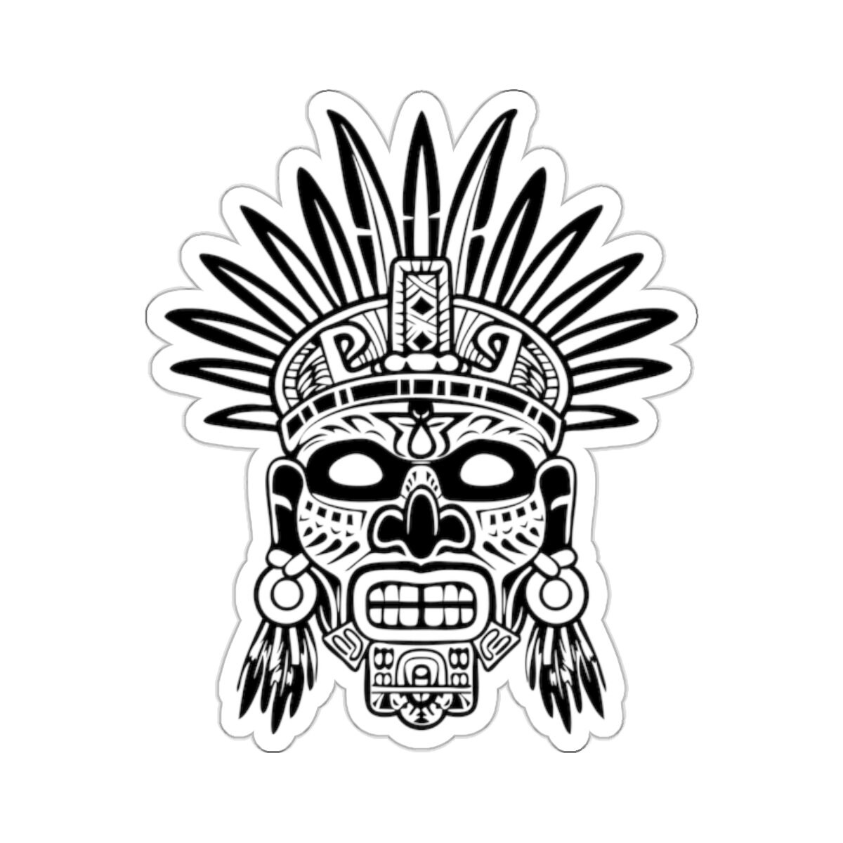 El Rey Azteco Kiss-cut Stickers - Etsy