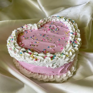 Fake Cake Jewelry Box With Fake Bake Sprinkles - "the Vivian" - Etsy