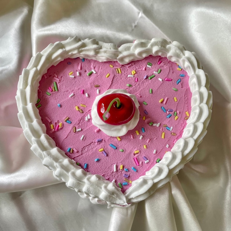 Fake Cake Jewelry Box With Fake Bake Sprinkles and Cherry - “the Zazel ...