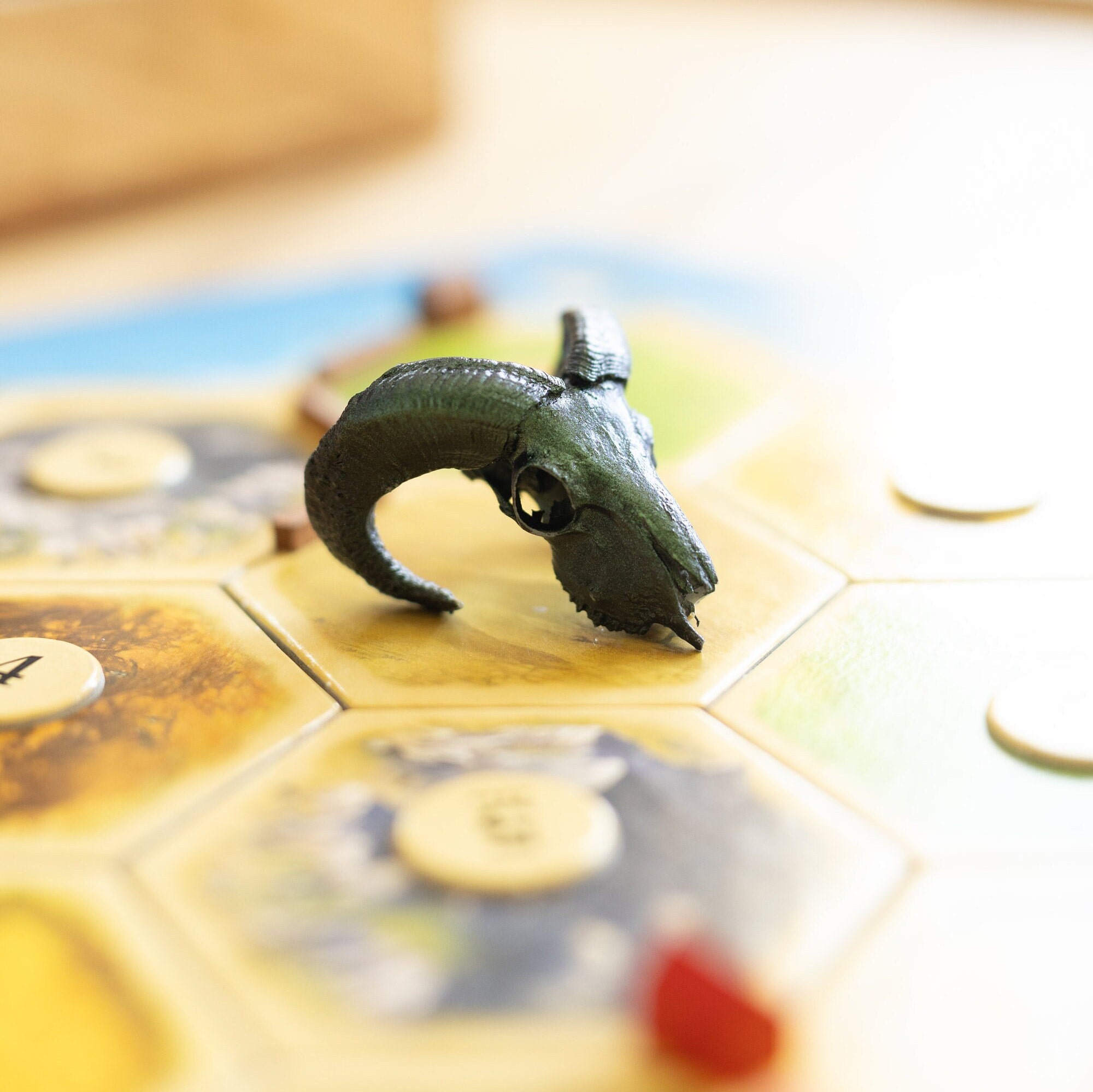 Ram Skull Catan Robber - Etsy