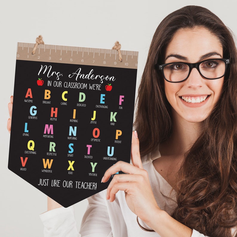 Teacher Door Sign, Personalized Teacher Sign, Classroom Decor, Teacher ...