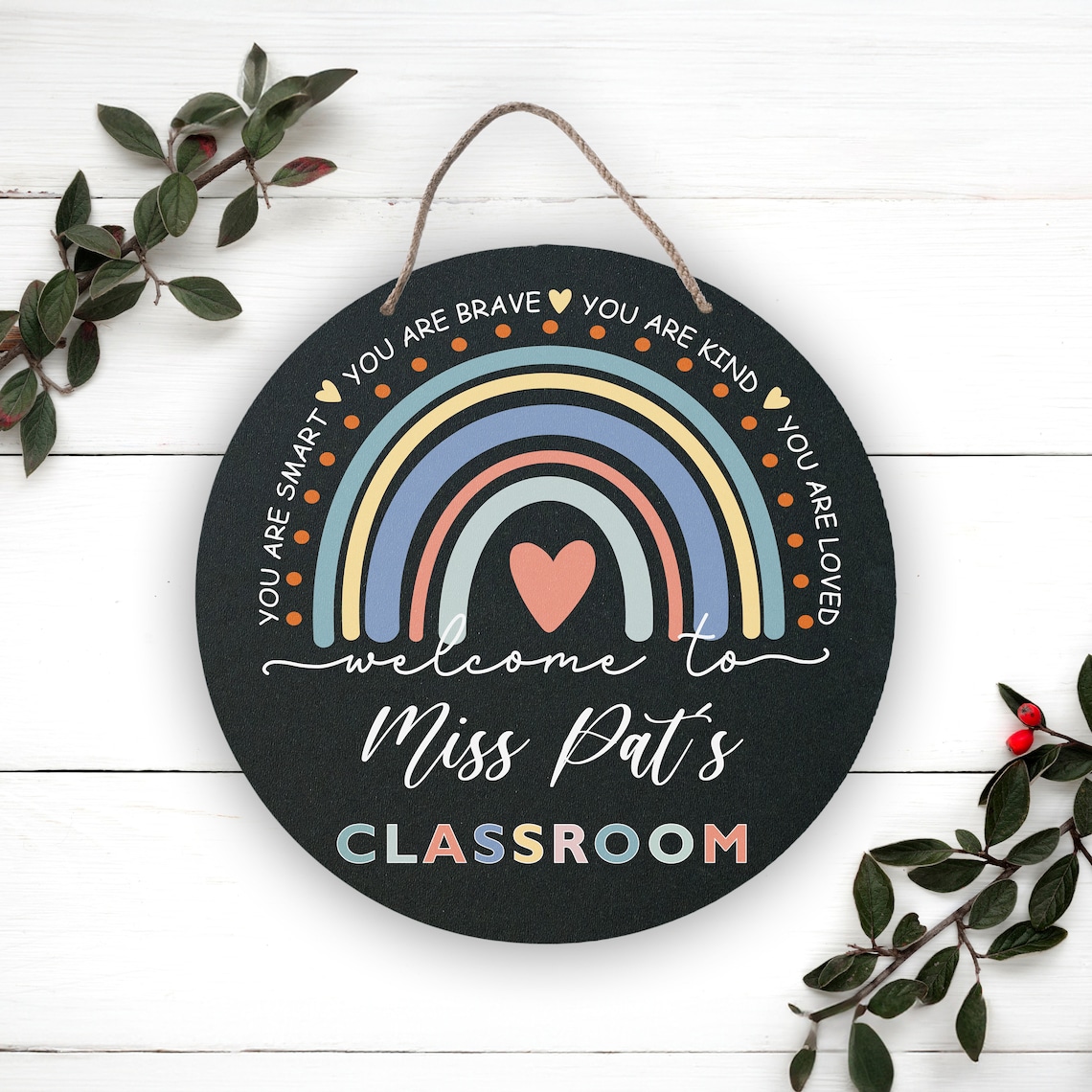Classroom Door Sign, Personalized Teacher Sign, Classroom Decor,teacher ...