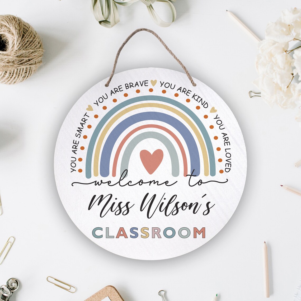 Classroom Door Sign, Personalized Teacher Sign, Classroom Decor,teacher ...