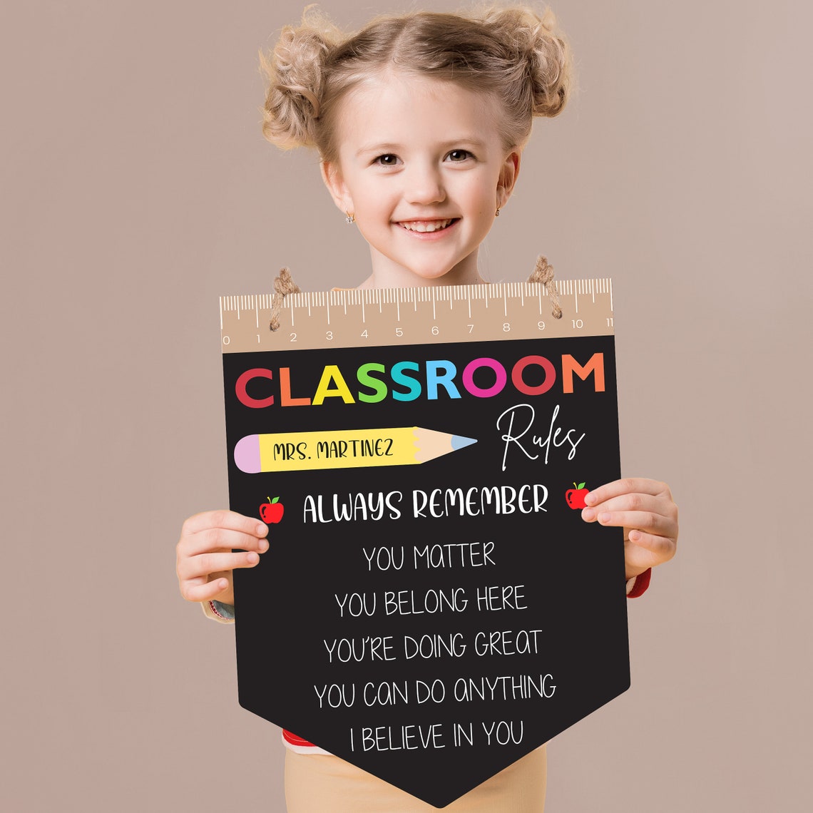 Classroom Door Sign, Personalized Teacher Sign, Classroom Decor ...